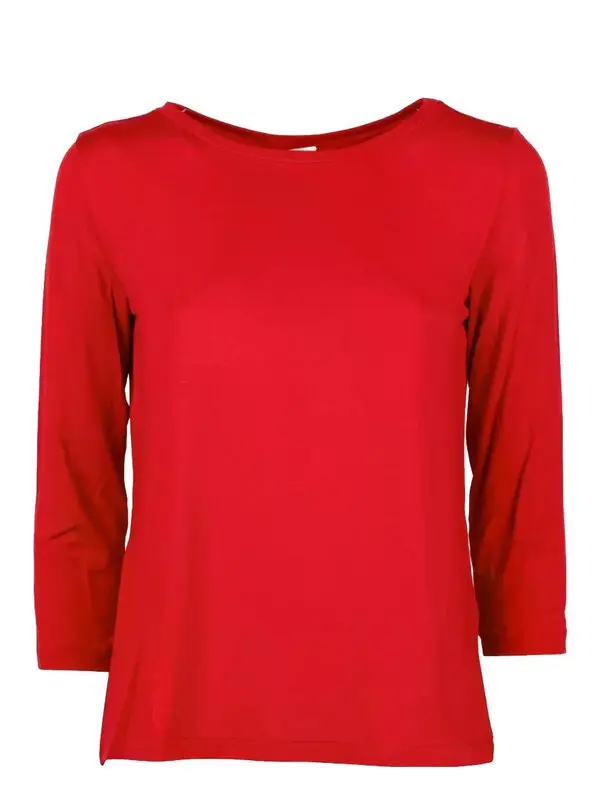Marella Emme Boat-neck T-shirt - Red