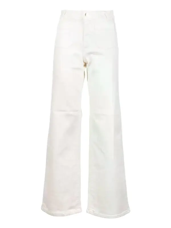 Marella Logo-patch Jeans - Neutrals