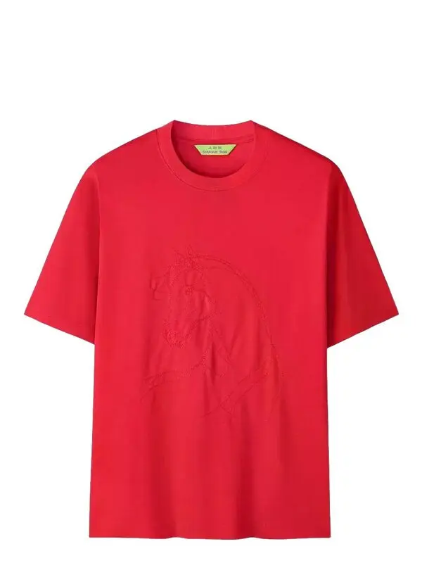 Shanghai Tang Horse-motif T-shirt - Red