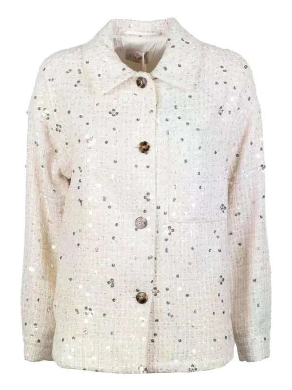 Marella Emme Sequin-embellished Jacket - White