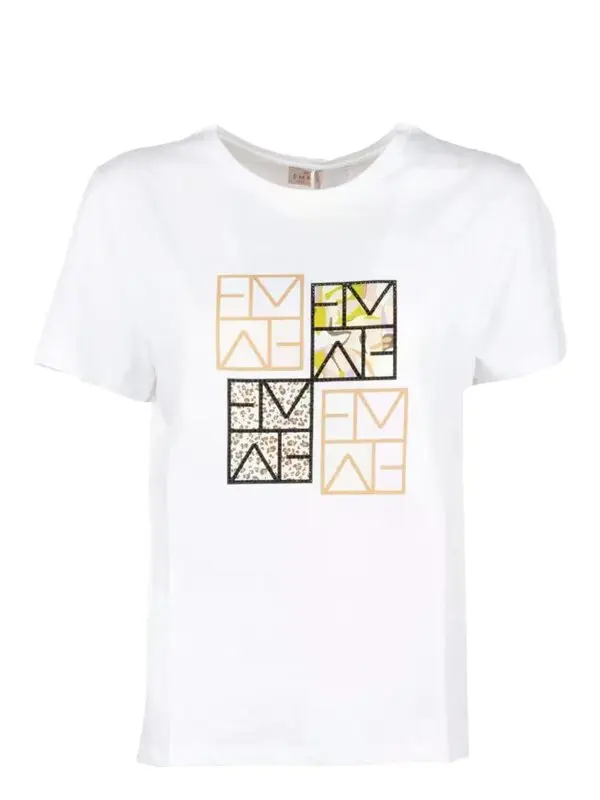 Marella Graphic-embellished T-shirt - White