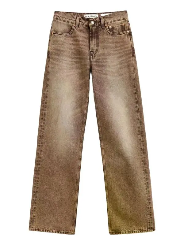 Our Legacy Wata Cut Jeans - Brown