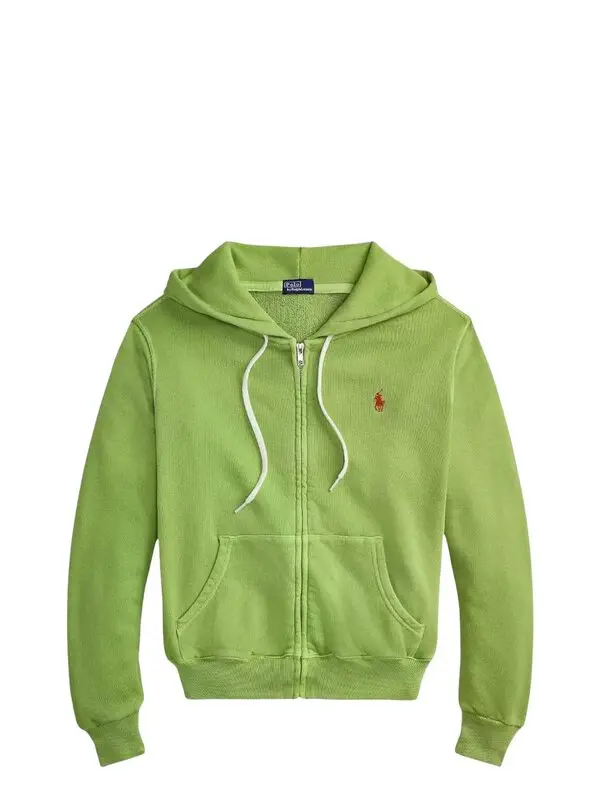 Polo Ralph Lauren Logo-embroidered Hoodie - Green