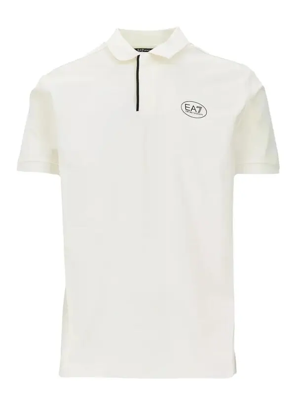 Emporio Armani Logo Polo - Neutrals