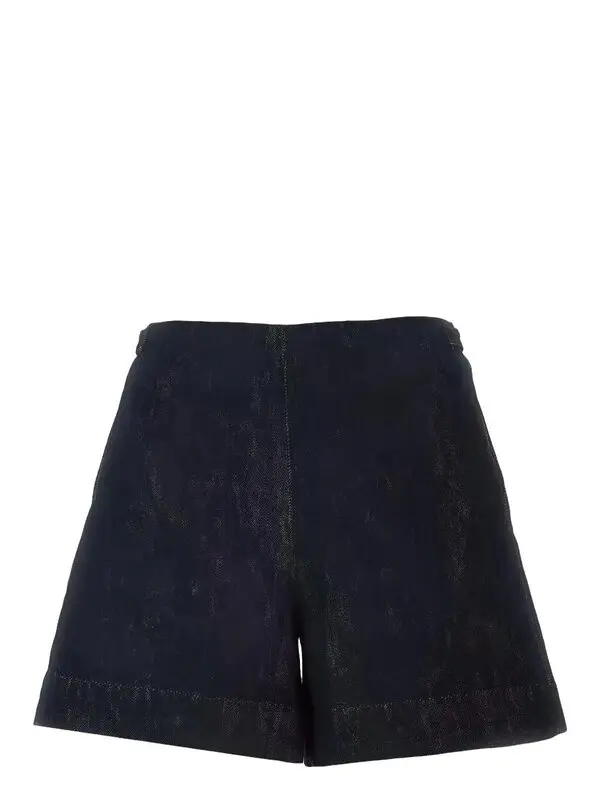 Emporio Armani Turn-up Hem Shorts - Blue