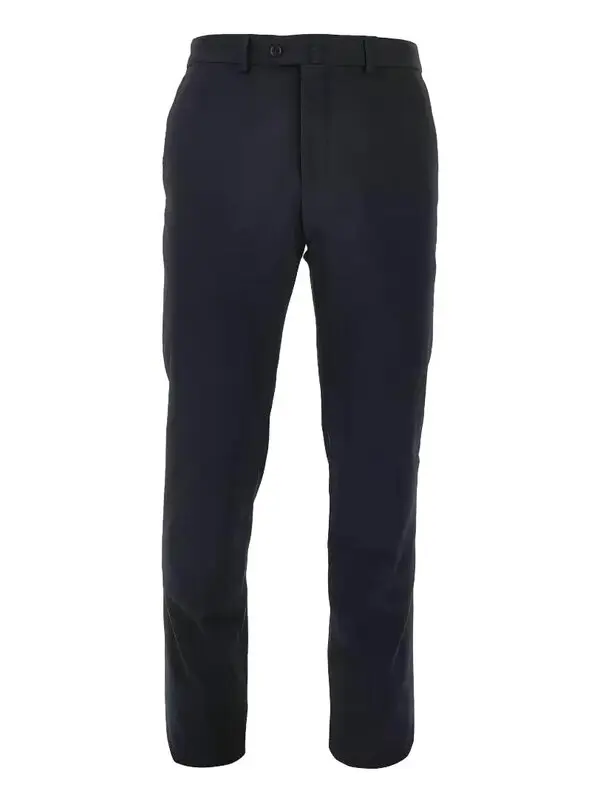 Emporio Armani Textured Trousers - Blue