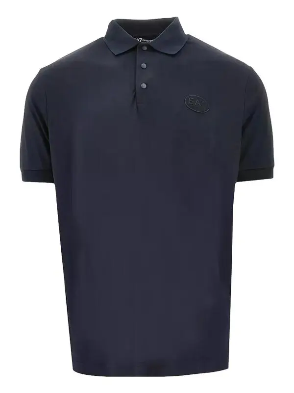Emporio Armani Chest-logo Polo Shirt - Blue