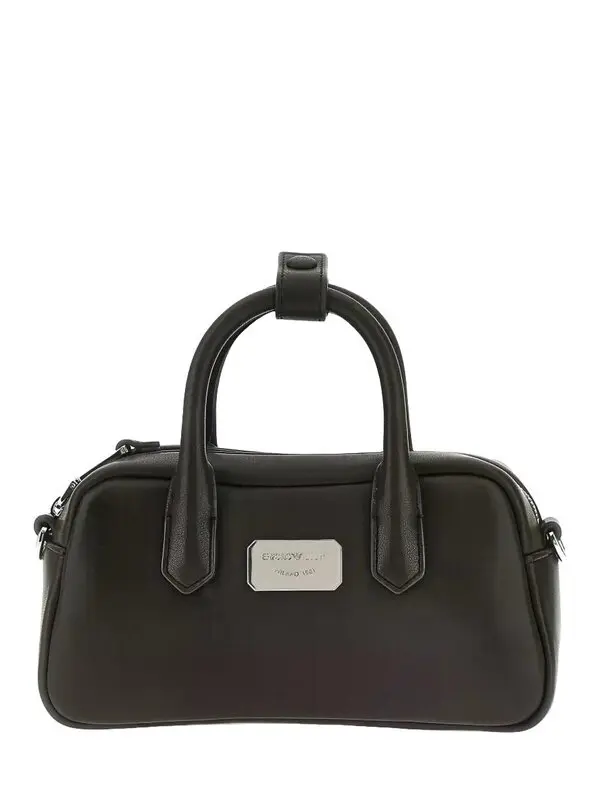 Emporio Armani Logo-plaque Tote - Brown