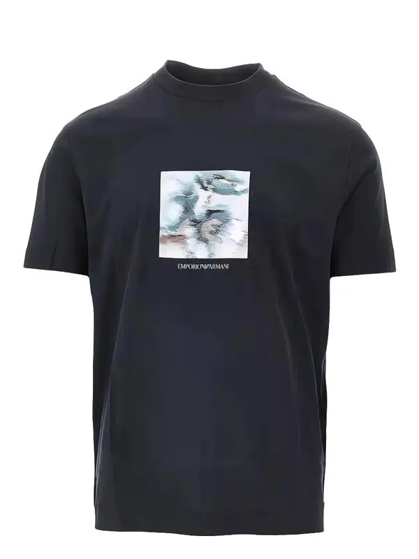 Emporio Armani Graphic T-shirt - Blue