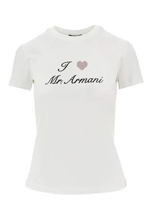Emporio Armani Printed T-shirt - White