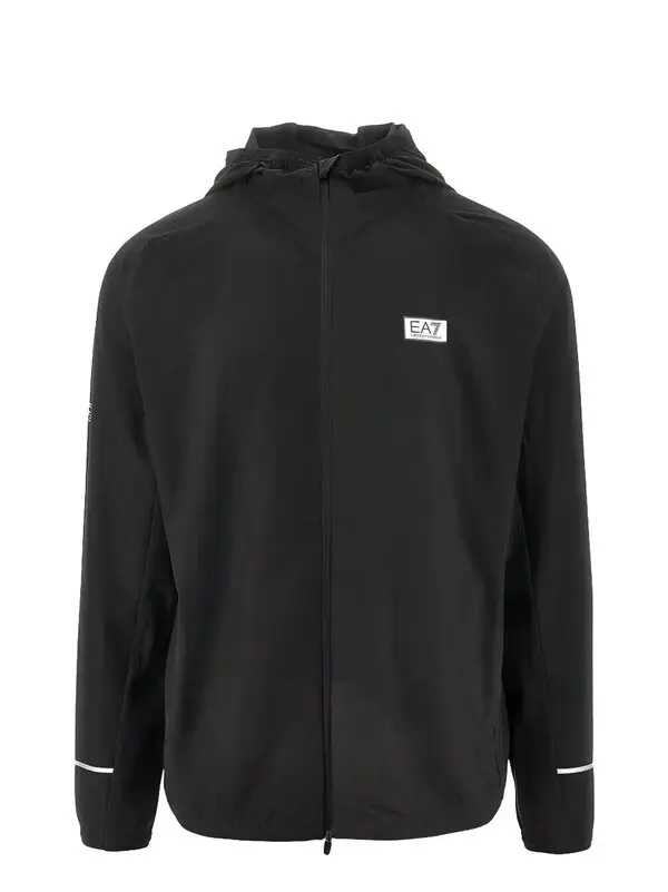 Emporio Armani Zip-up Hoodie - Black