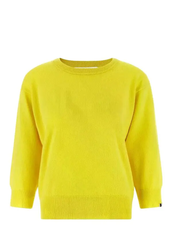 EXTREME CASHMERE X Dropped-shoulder Cashmere Sweater - Yellow