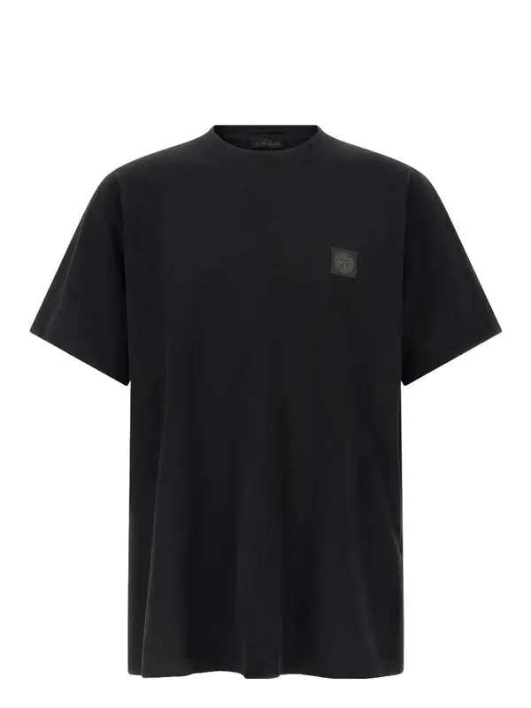 Stone Island Logo-patch T-shirt - Black