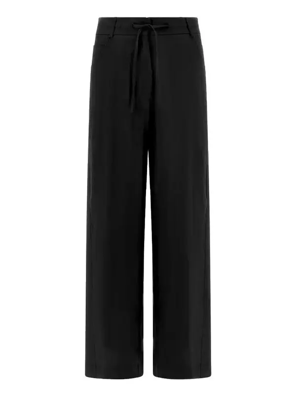 NUDE Drawstring Trousers - Black