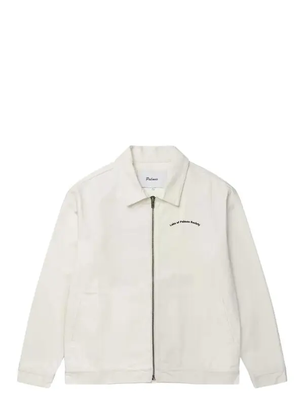 PALMES Lake Zip-up Jacket - White