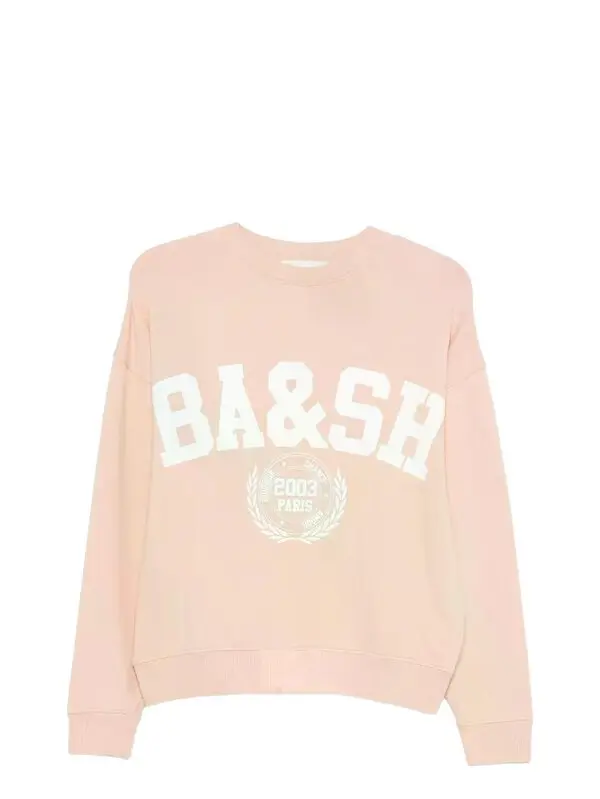 Ba&sh Graphic Long-sleeve Sweatshirt - Pink