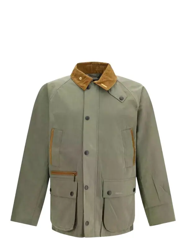 Barbour Corduroy-collar Jacket - Green