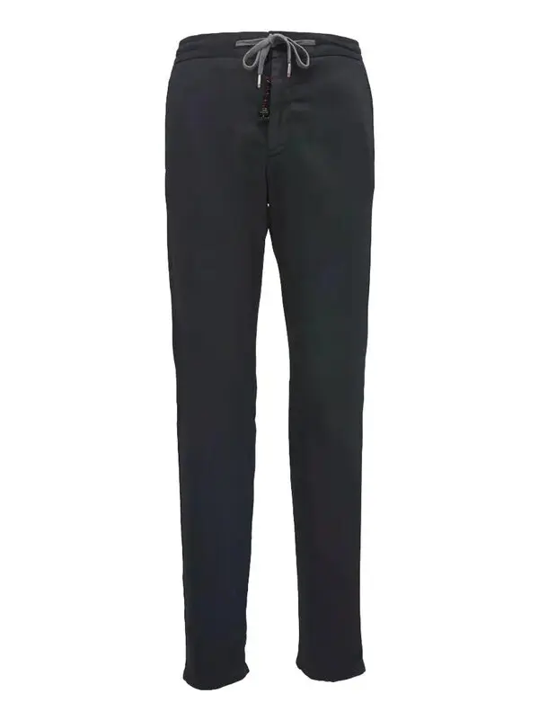 Marco Pescarolo Casual Linen Trousers - Blue