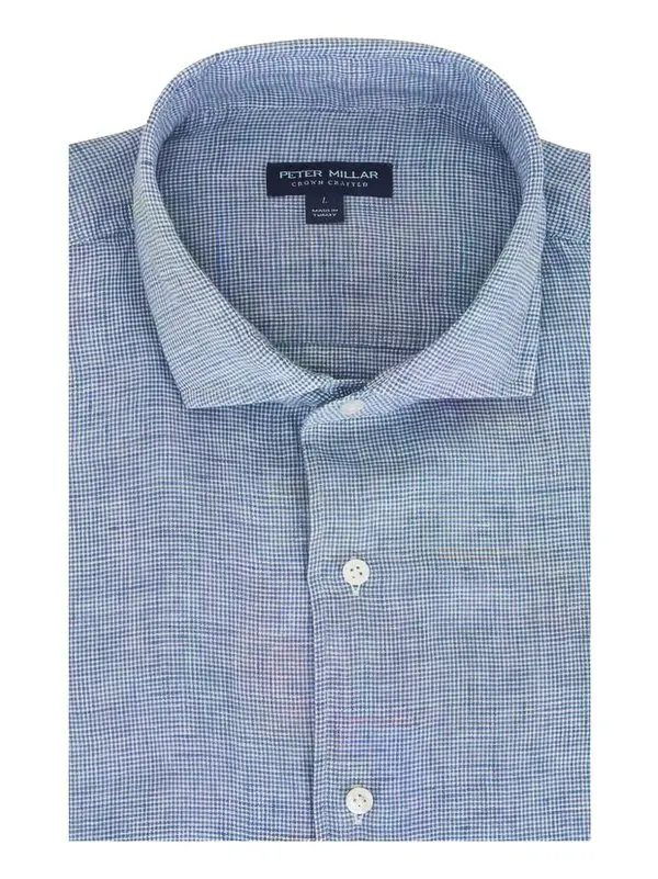 Peter Millar Astino Long-sleeve Shirt - Blue