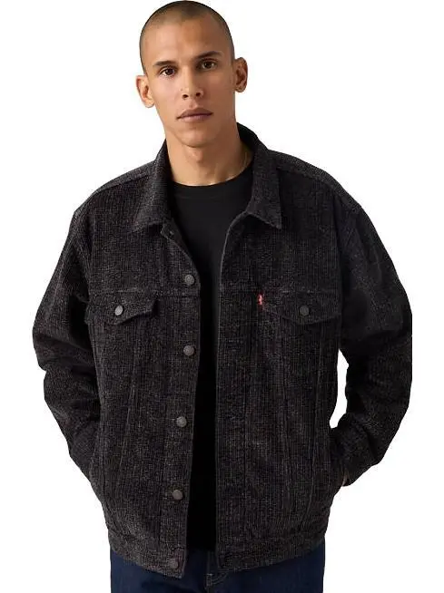 LEVI'S Relaxed Fit Corduroy Trucker Jacket - Melange Texture
