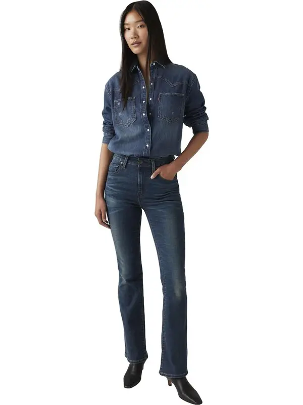 LEVI'S 725 High-rise Bootcut Jeans - Miles Apart