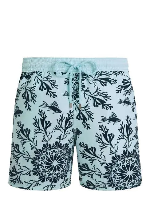 Vilebrequin Printed Swim Trunks - Blue