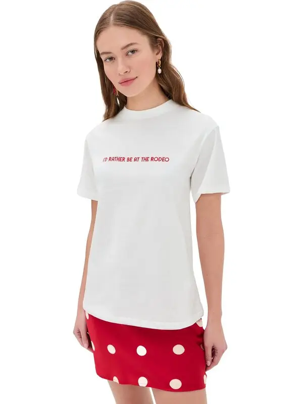 NEVER FULLY DRESSED Printed T-shirt - White