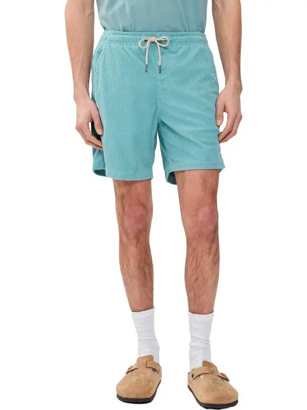 FAIR HARBOR Stretch Corduroy Shorts - Bay Blue