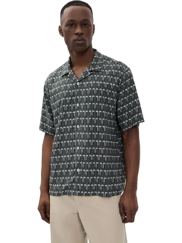 Rag & Bone Avery Short Sleeves Printed Shirt - Indst