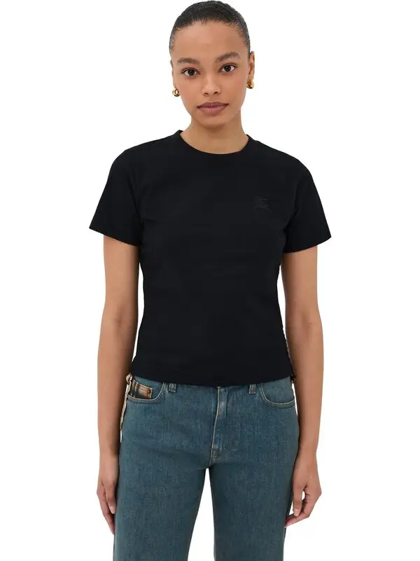 Burberry Mid-weight Jersey Tee - Black