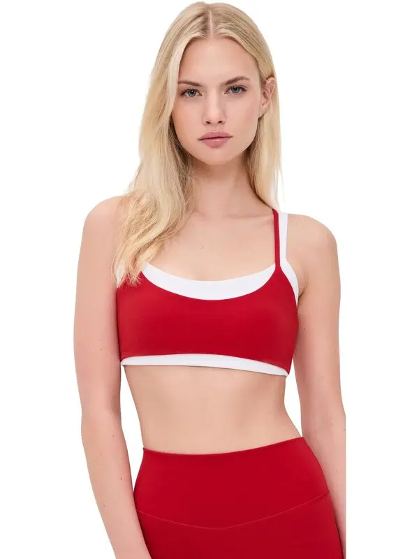 FORM Layered Bra - Cherry