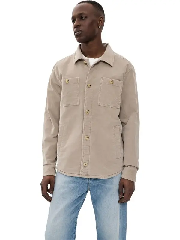 Marine Layer Max Moleskin Jacket - Taupe
