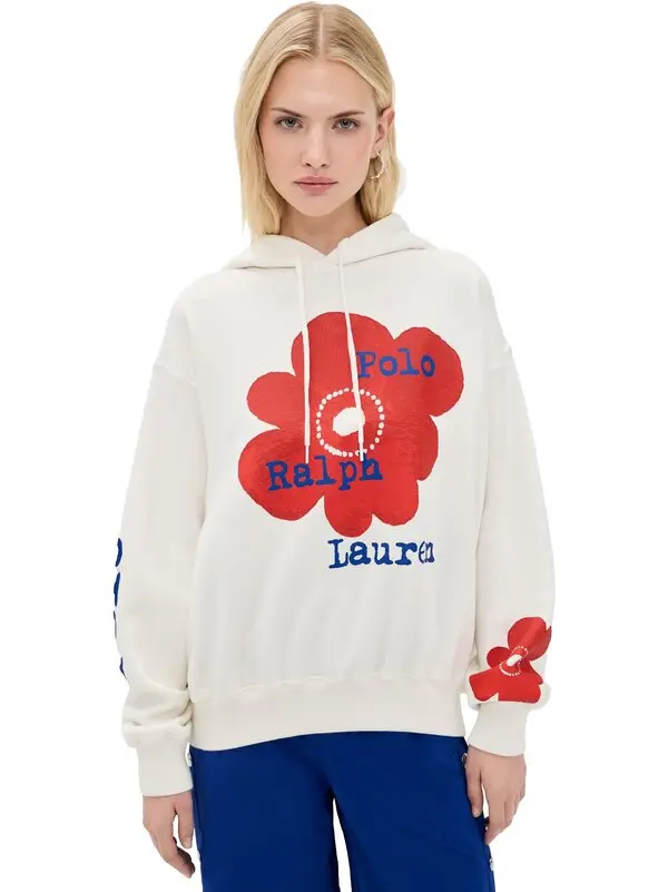 Polo Ralph Lauren Arctic Fleece Knit Hoodie - Warm White