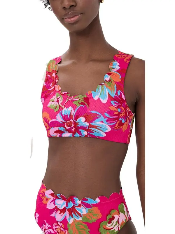 Beach Riot Madison Floral Print Top - Sugar Bloom