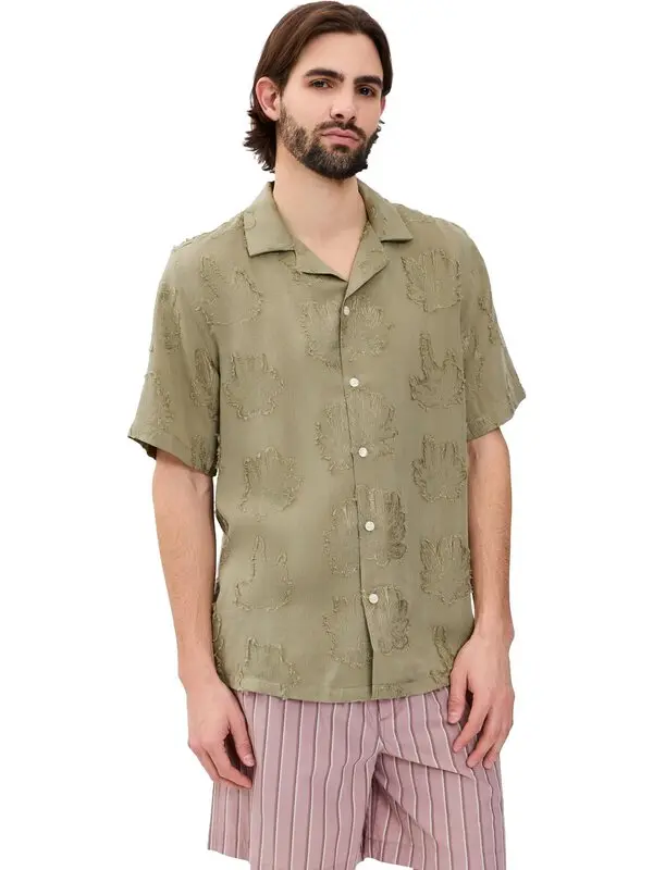 Oas Palmoza Rocco Shirt - Light Brown