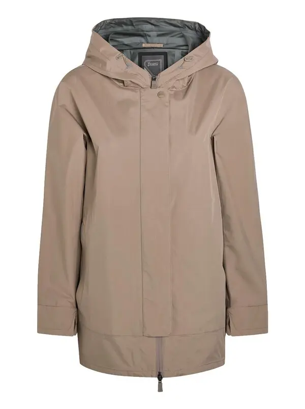 Herno Brushed Shell Jacket - Taupe