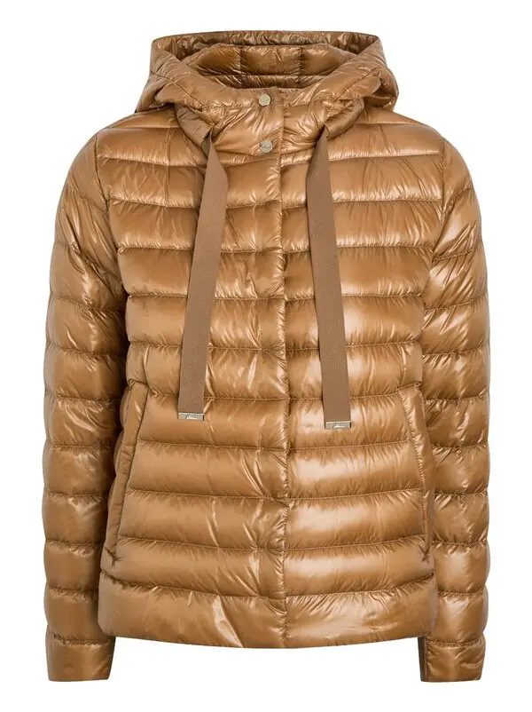 Herno Padded Nylon Jacket - Camel