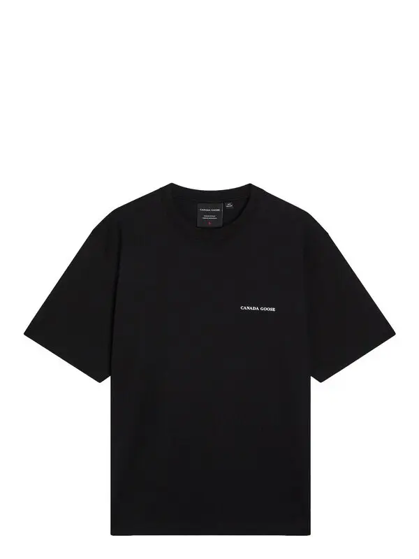 Canada Goose Novo Graphic Print Cotton T-shirt - Black