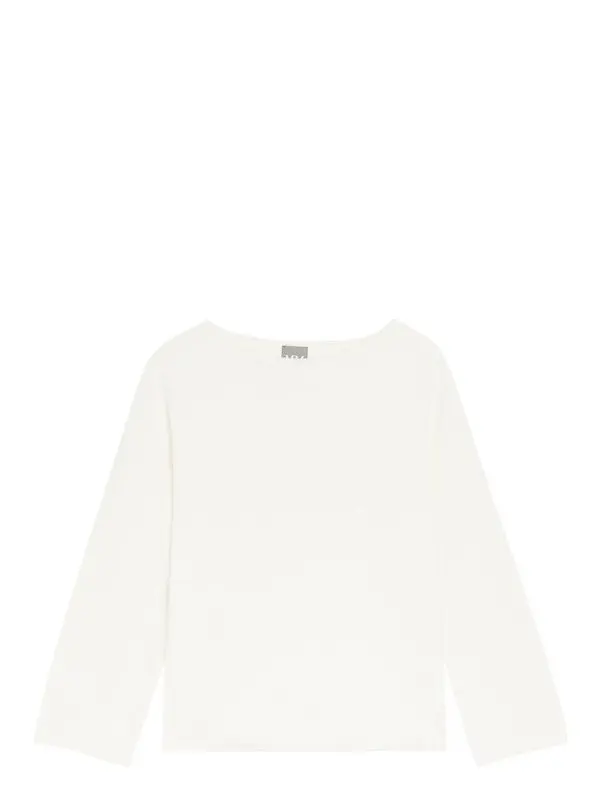Max Mara Locusta Stretch-cotton Jumper - White