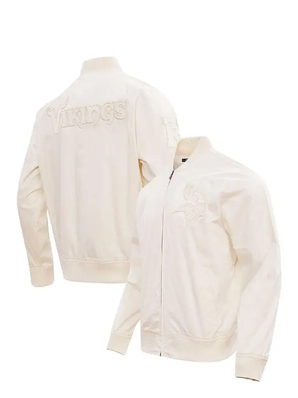 PRO STANDARD Minnesota Vikings Full-zip Jacket - Cream