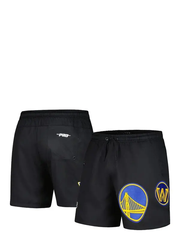 PRO STANDARD Golden State Warriors Classics Woven Shorts - Black