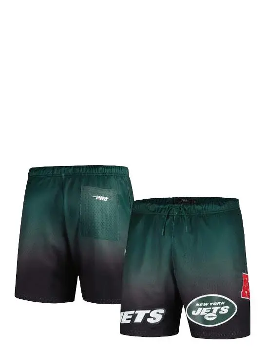 PRO STANDARD New York Jets Ombre Mesh Shorts - Black