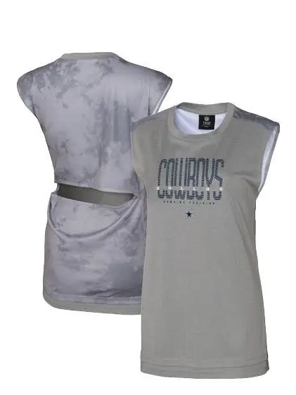 OUTERSTUFF Dallas Cowboys Sleeveless Crewneck Tank Top - Gray