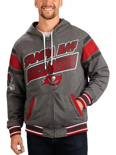 G-III SPORTS BY CARL BANKS Tampa Bay Buccaneers Reversible Full-zip Jacket - Red