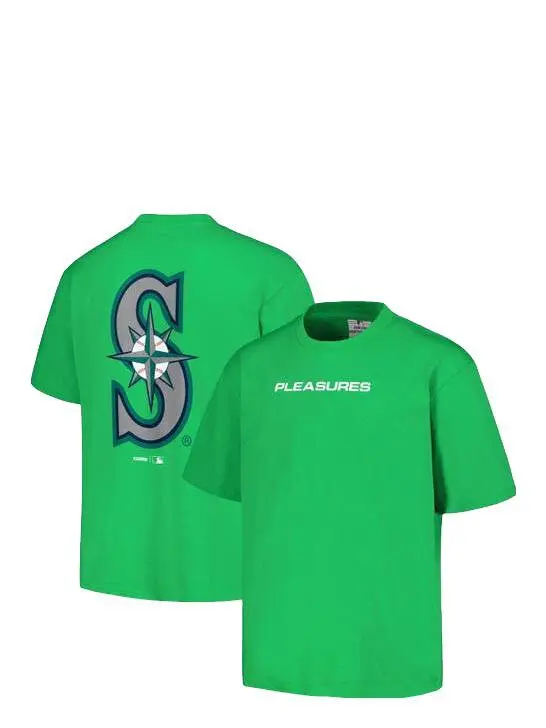 PLEASURES Seattle Mariners Ballpark T-shirt - Green