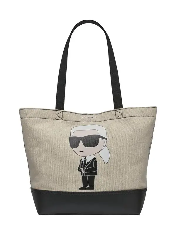 Karl Lagerfeld Paris Cannes Tote - Black/black Multi