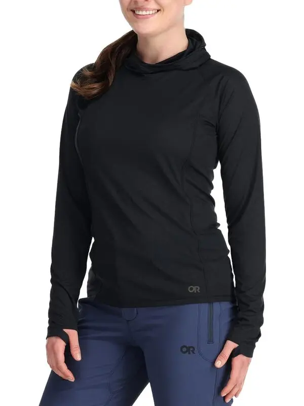 OUTDOOR RESEARCH Echo Raglan Sleeve Performance Hoodie - Black