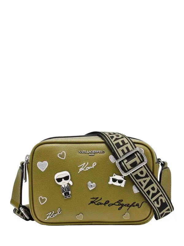 Karl Lagerfeld Paris Maybelle Crossbody Bag - Olive