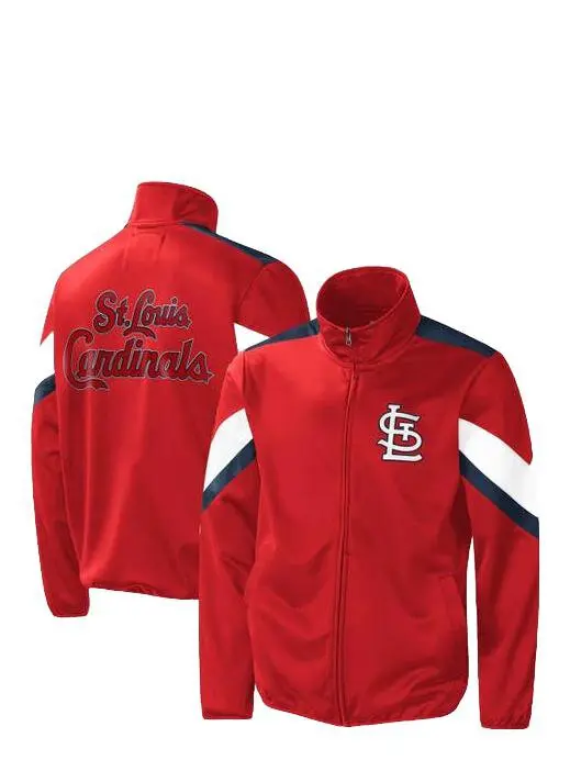 G-III SPORTS BY CARL BANKS St. Louis Cardinals Earned Run Full-zip Jacket - Red