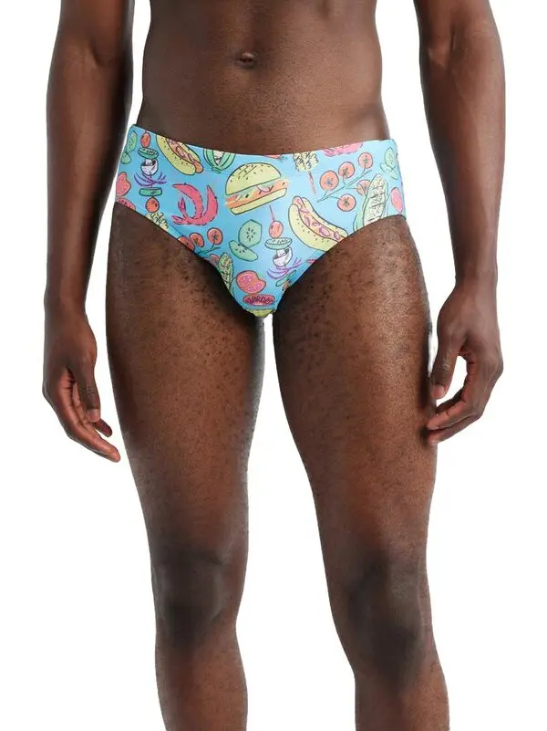 BOARDIES Printed Swimsuit - Blue